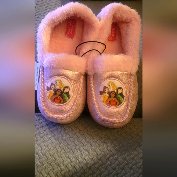 Disney | Shoes | Disney Princess Slippers Pink Size Big Kids Xl 45 ...